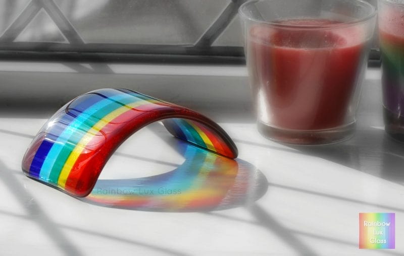 Rainbow Bridge Medium, Choice of colour version | Vivid Lux Glass