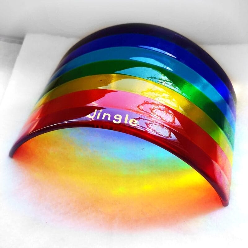 Large Rainbow Bridge, Can be Personalised | Vivid Lux Glass